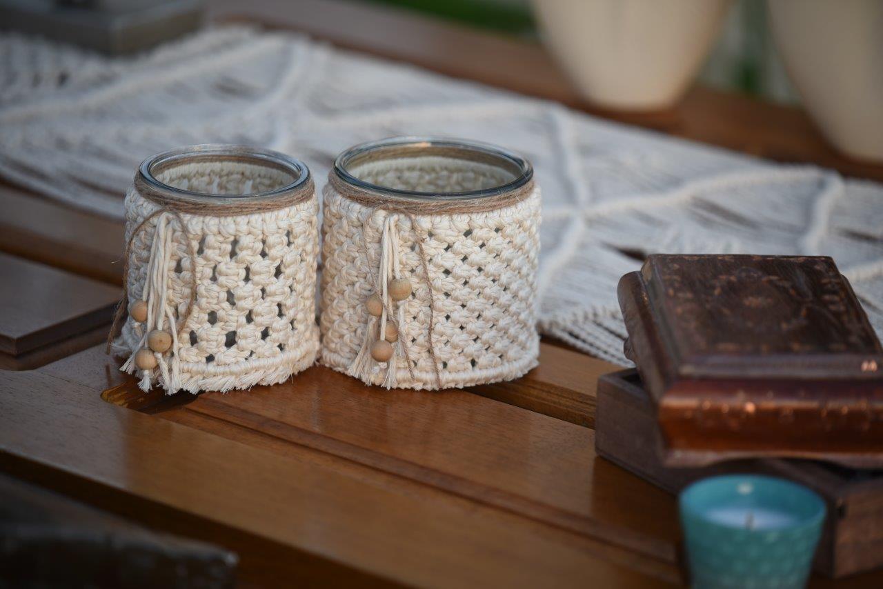 BOHO MACRAME JAR "ATMOSPHERE" - Feel Boho by all day macrame