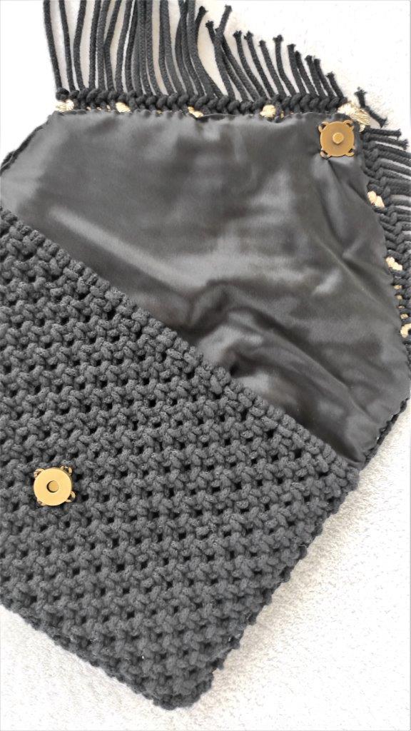 Boho Clutch bag handamde macrame - Feel Boho by all day macrame